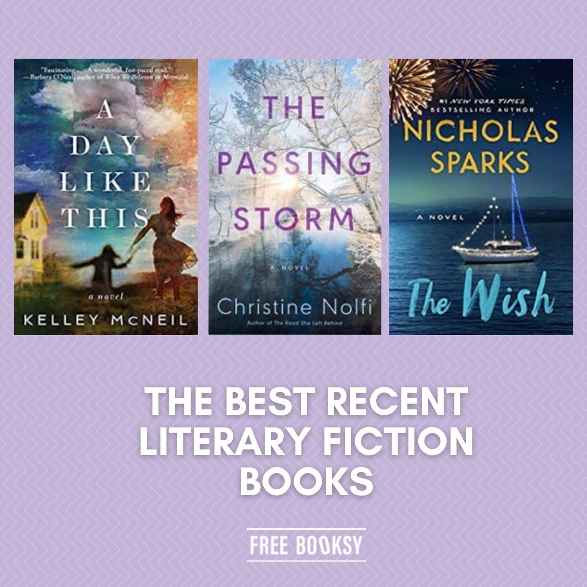 The Best Recent Literary Fiction Books to Add to Your List - Freebooksy