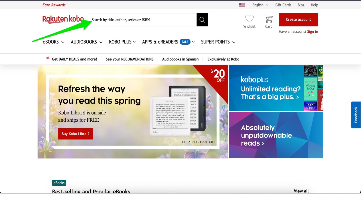 How to Find Free Books on Kobo - Freebooksy