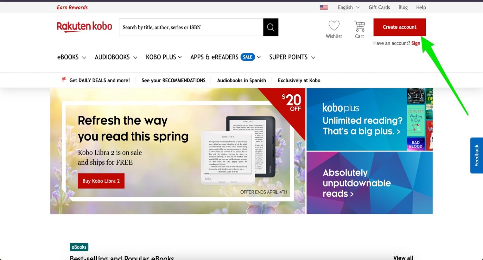 How to Find Free Books on Kobo - Freebooksy
